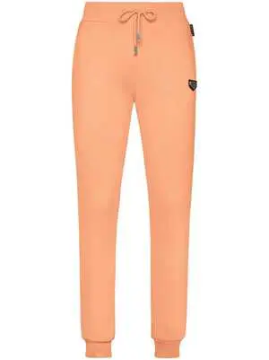 Philipp Plein Logo-plaque Cotton Track Pants - ""37 Salmon""